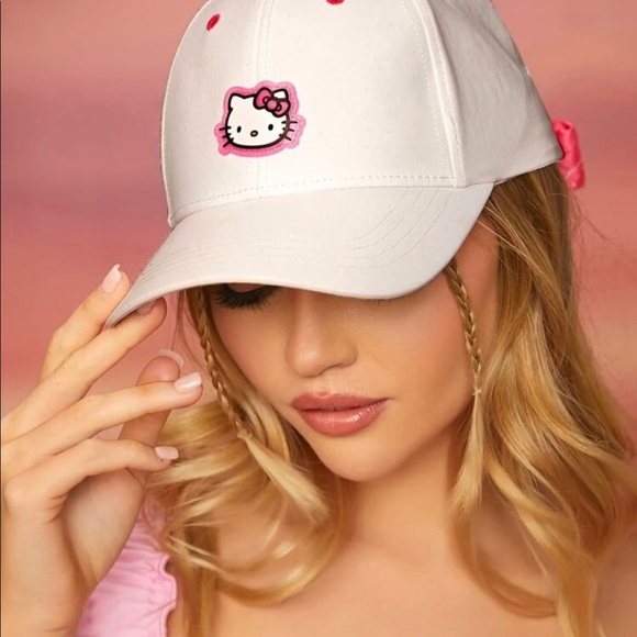 Sanrio | Accessories | Hello Kitty White Cap Hat | Poshmark